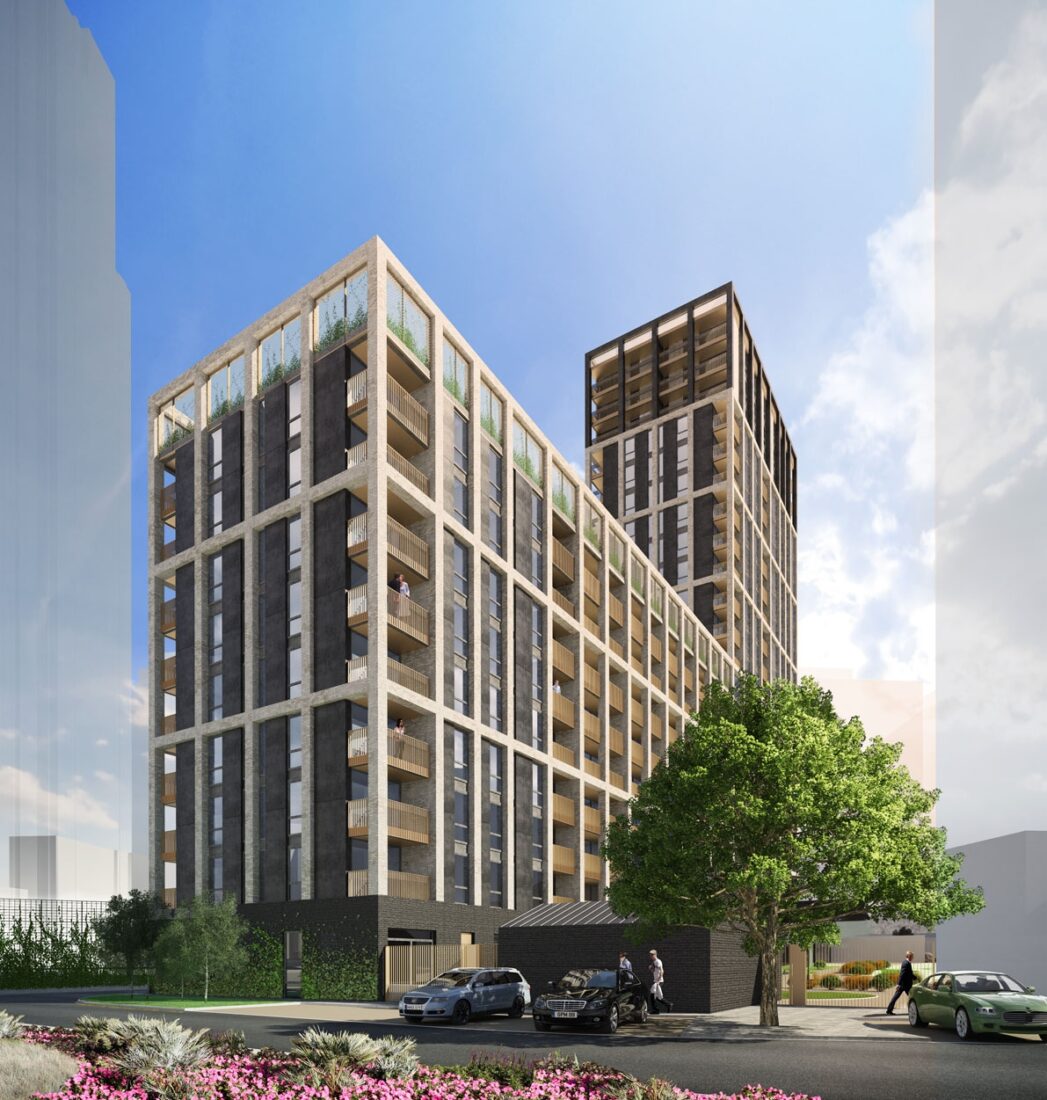 AHMM submits 22-storey Croydon tower