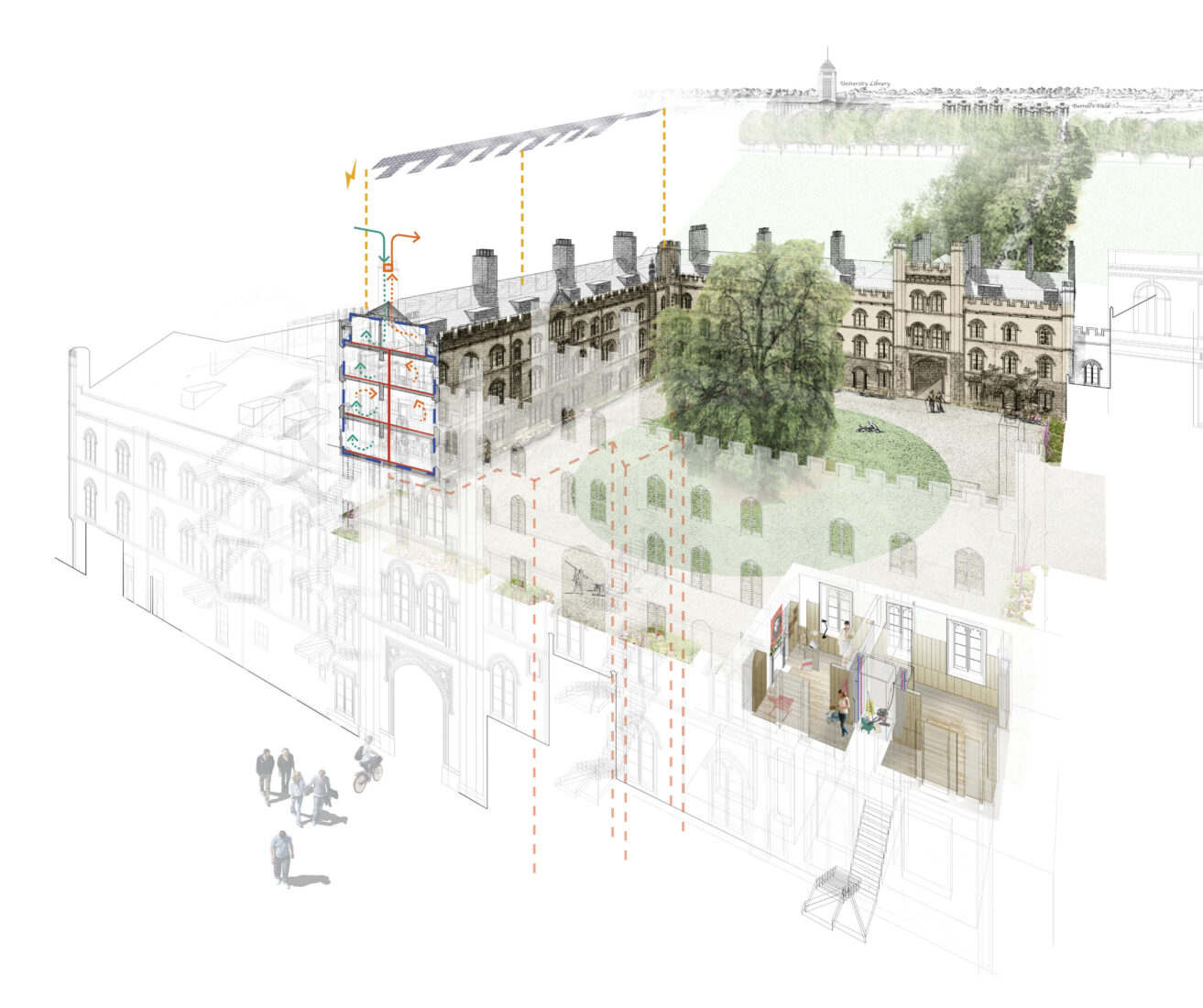 5th Studio scoops planning for eco-refurb at Trinity College Cambridge