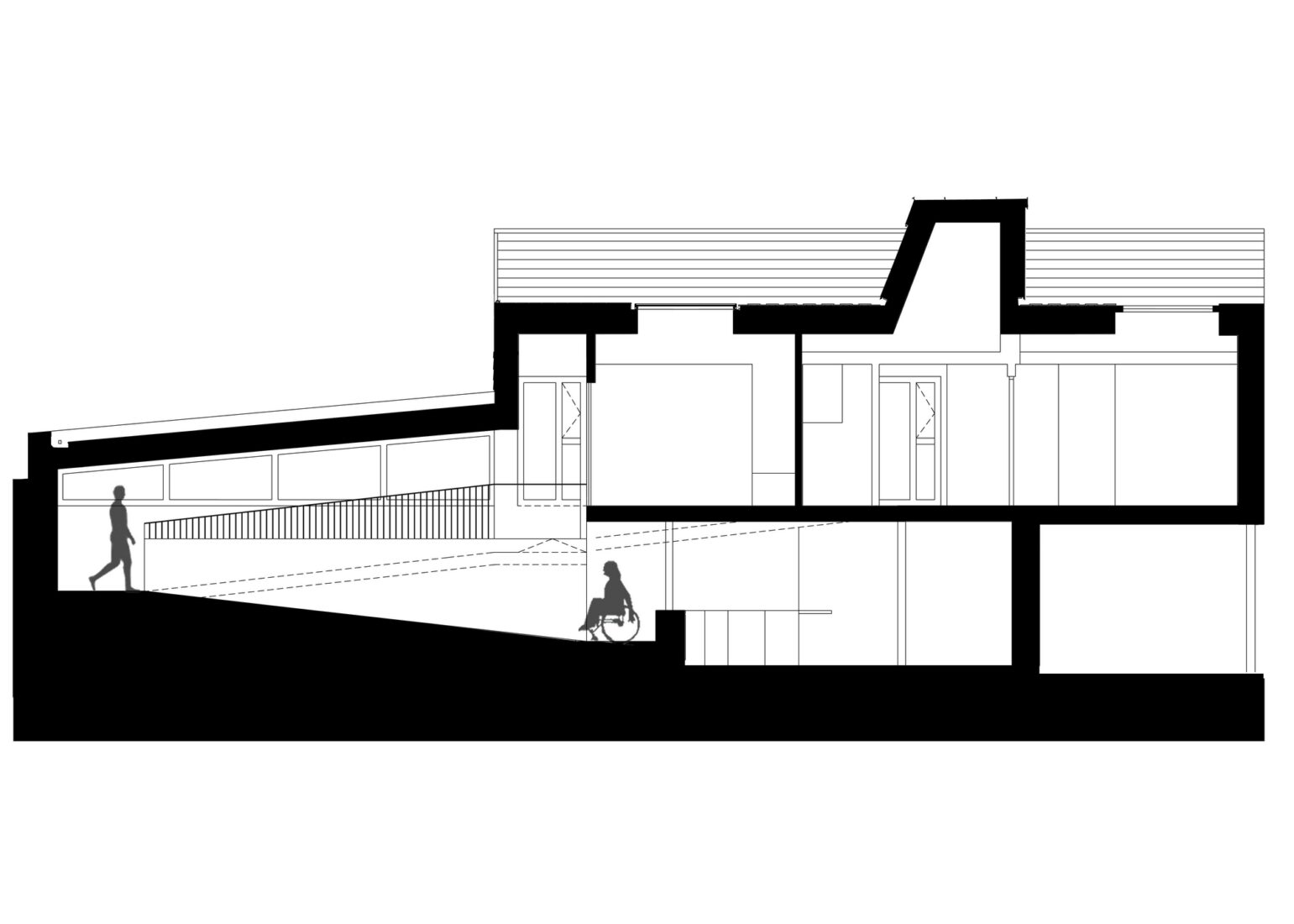 Ramp house: Architects build wheelchair-friendly family home