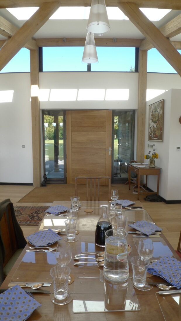 Batterham Matthews Design unwraps oak-framed rural home
