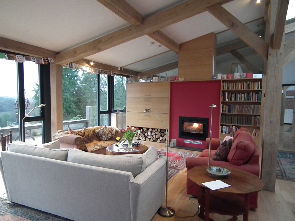 Batterham Matthews Design unwraps oak-framed rural home