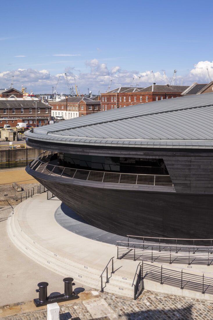 The ship’s sarcophagus: Mary Rose Museum by Wilkinson Eyre