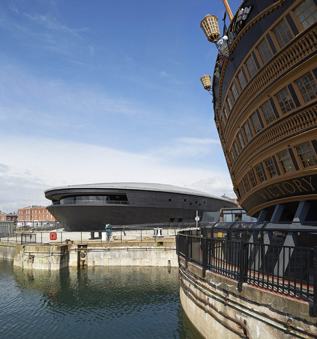 The ship’s sarcophagus: Mary Rose Museum by Wilkinson Eyre