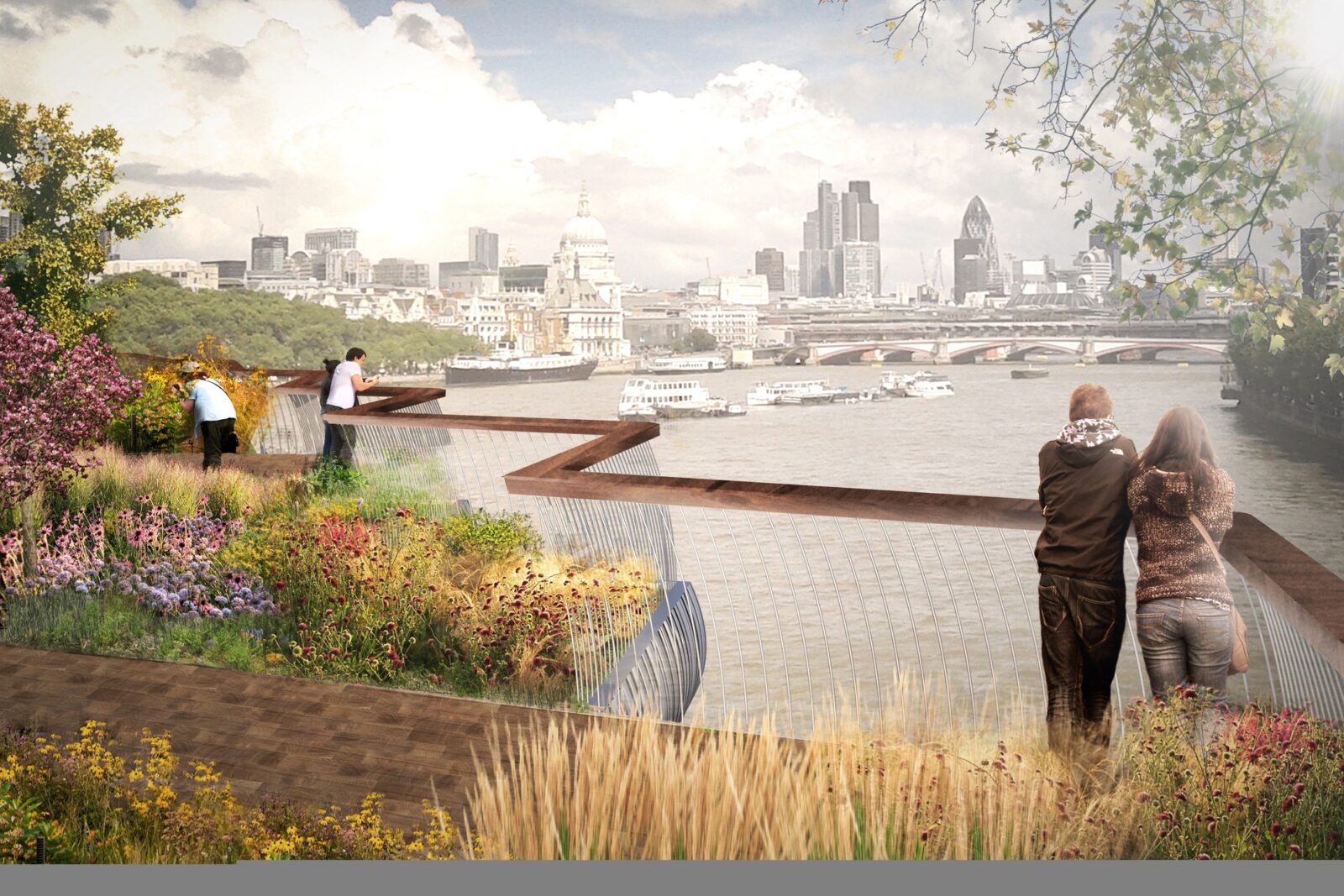 Heatherwick reveals ‘garden bridge’ for London