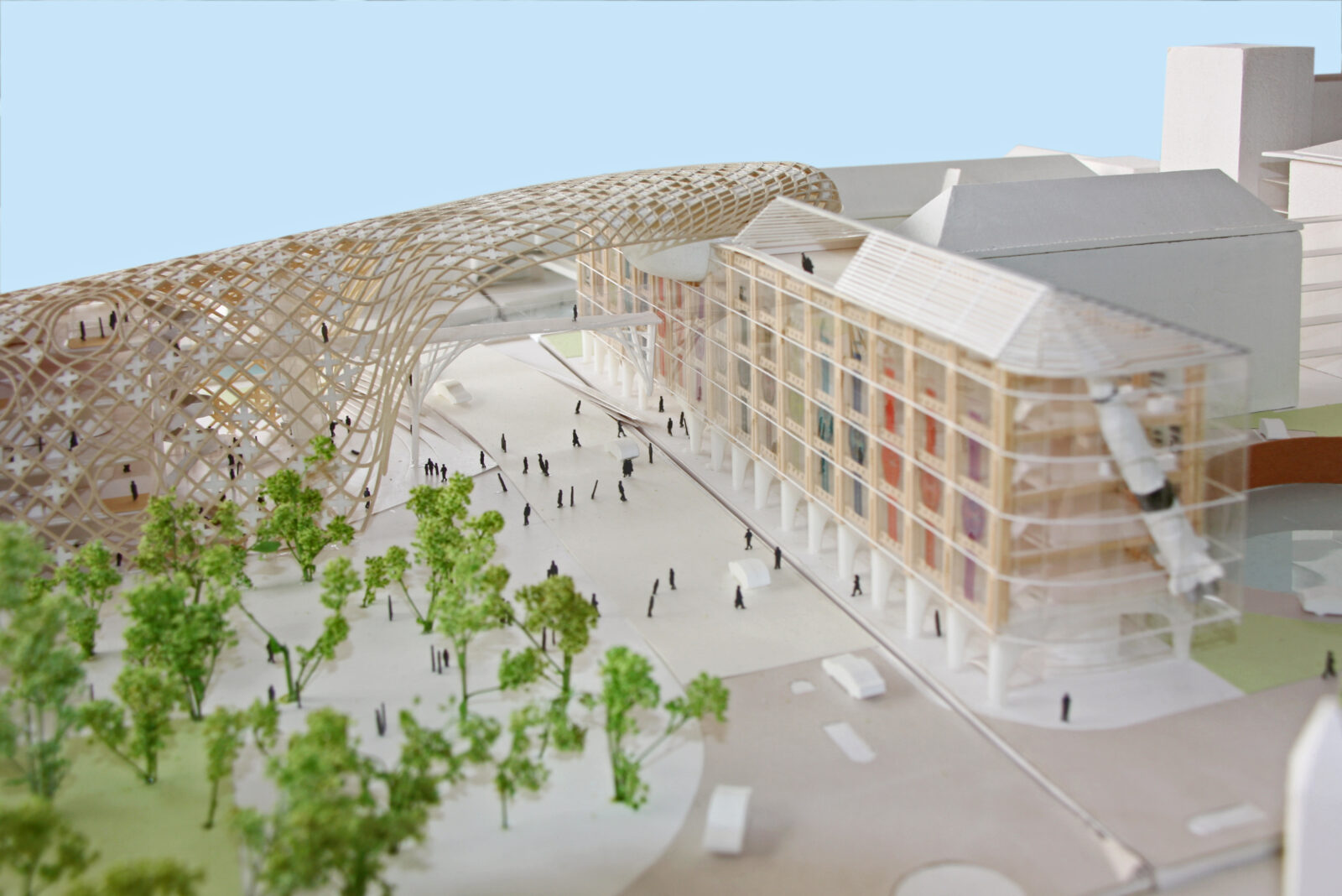 Shigeru Ban reveals designs for Swatch HQ