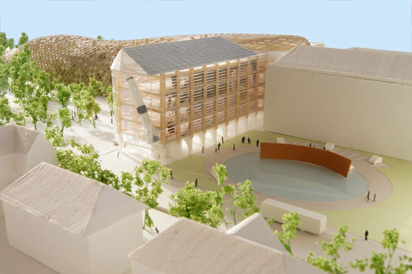 Shigeru Ban reveals designs for Swatch HQ