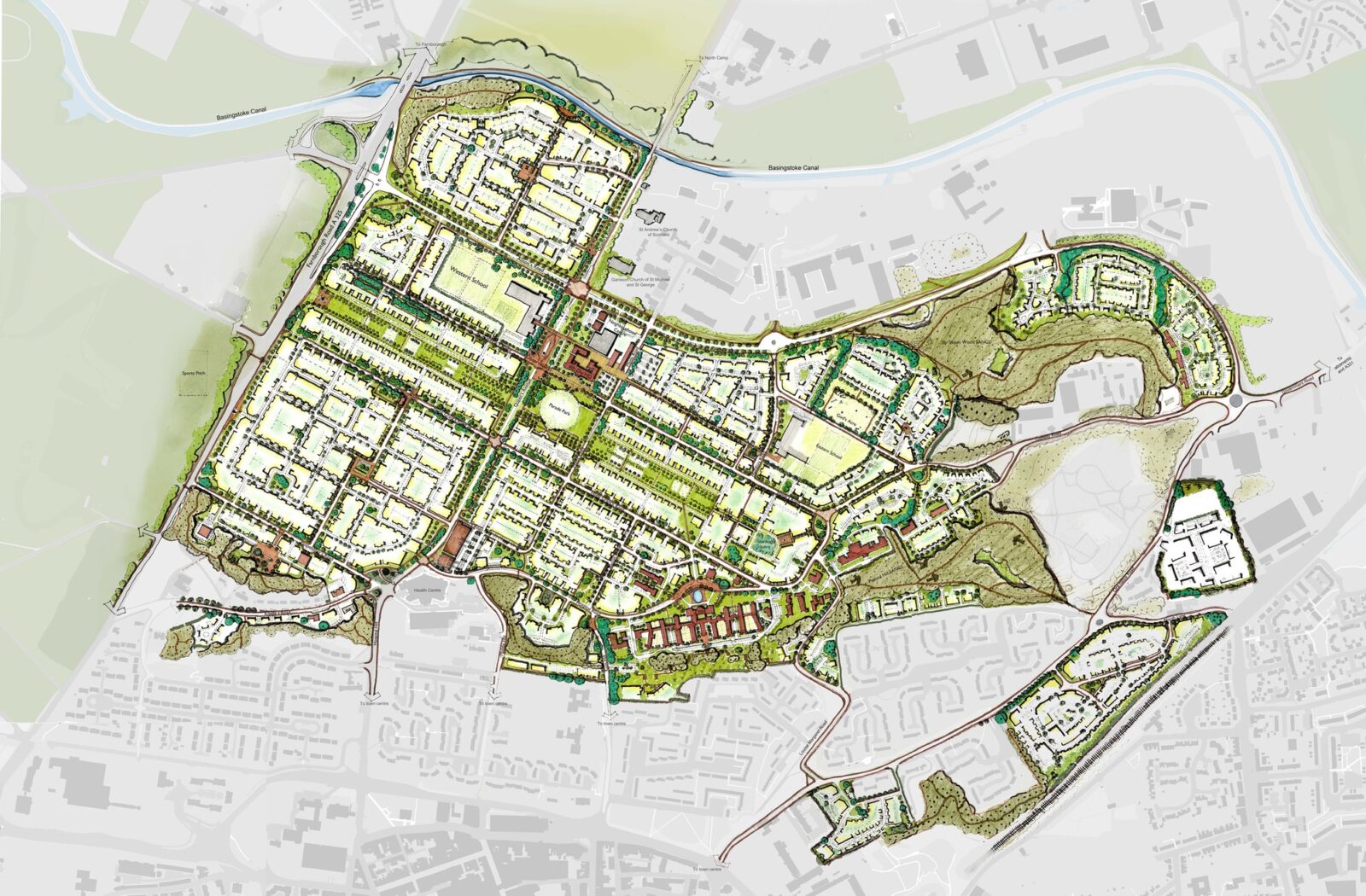Robert Adam's 4,000-home Aldershot Garrison plan bags approval
