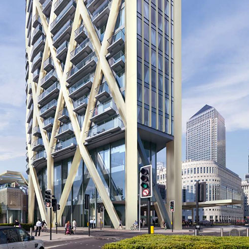 Horden Cherry Lee submits plans for Docklands residential tower