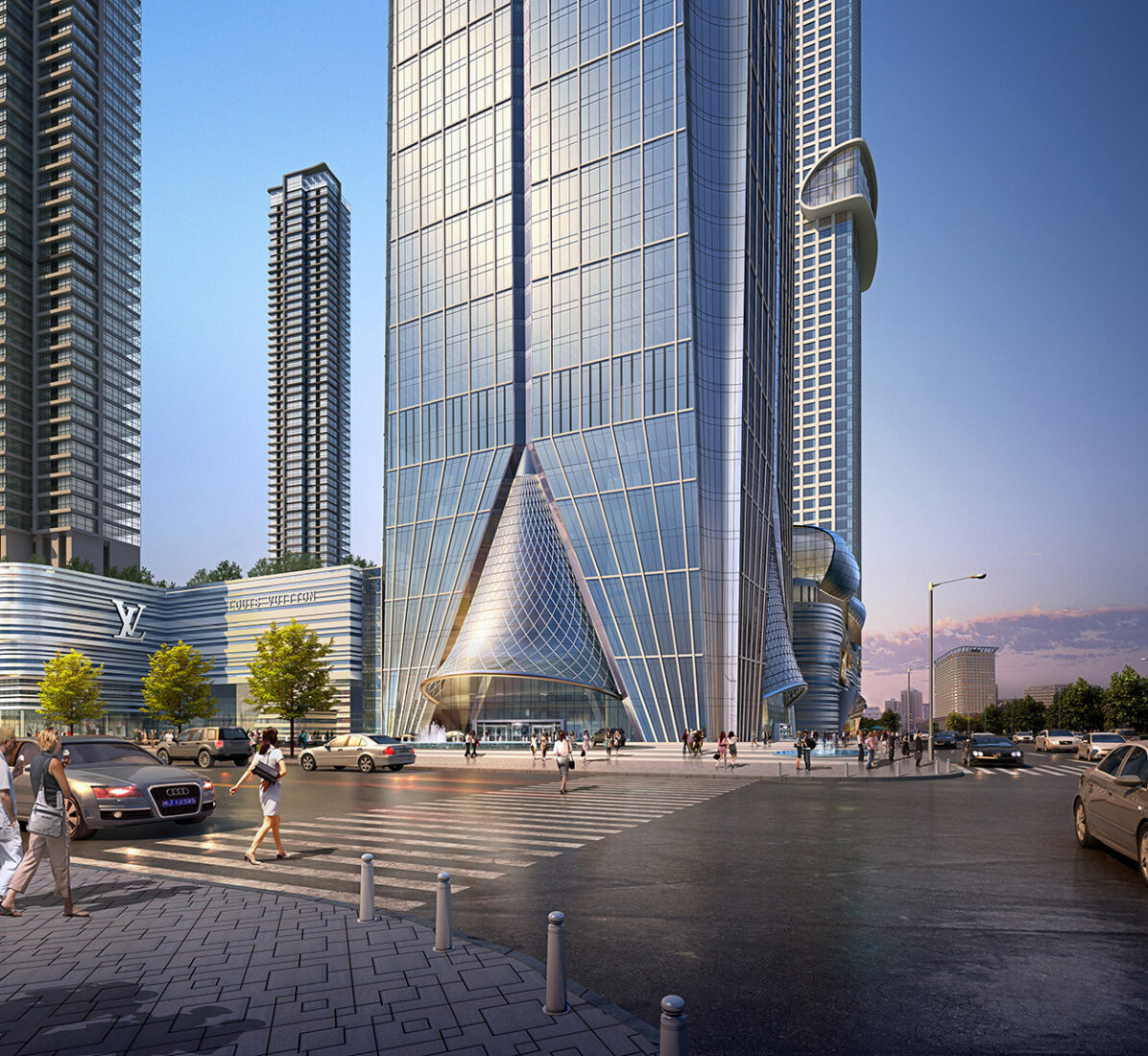 Atkins unveils mixed-use towers in Shenyang