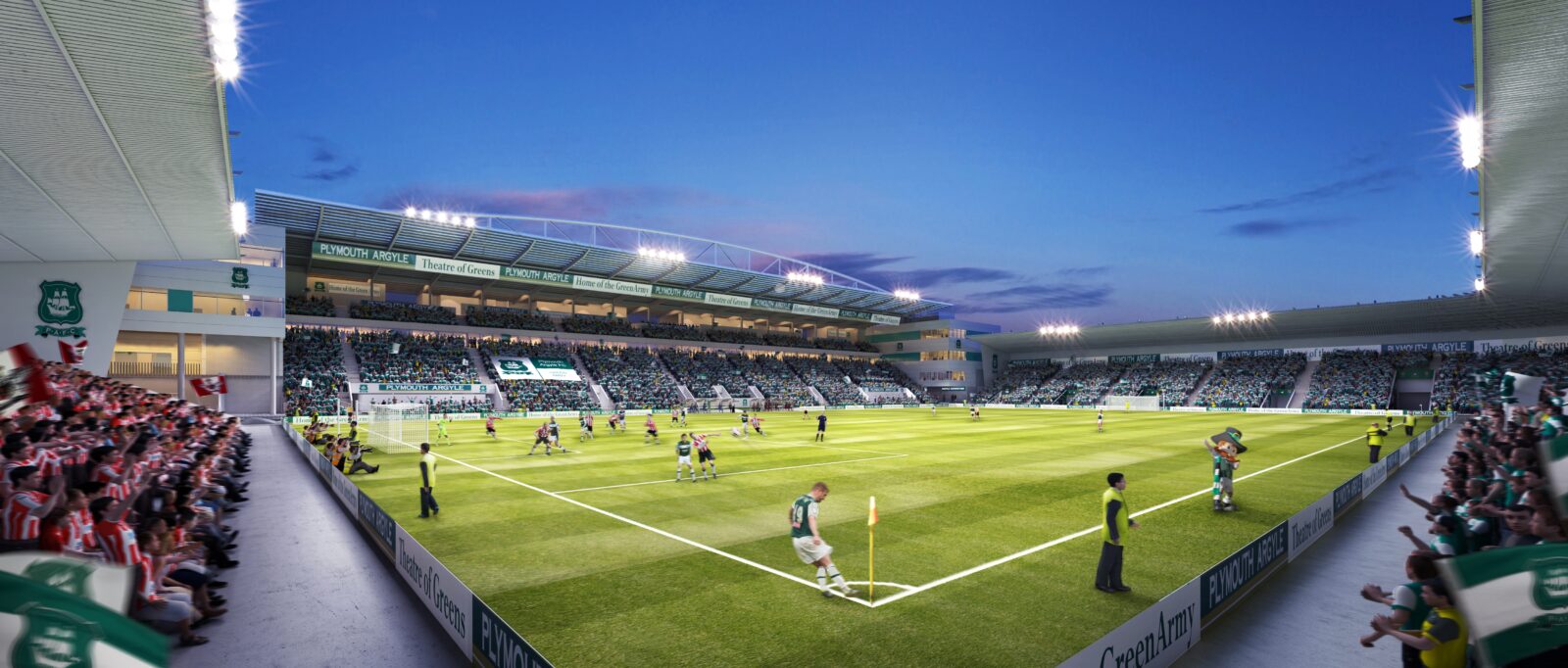 BDP wins planning for football stadium regeneration