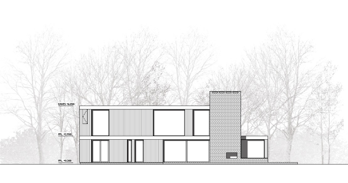 Ström bags planning for larch-clad New Forest holiday home