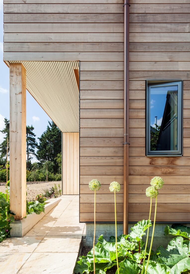 Mole Architects completes timber-framed Suffolk eco-home