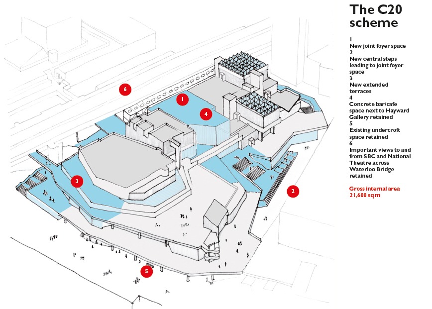 C20 Society reveals alternative Southbank overhaul plans