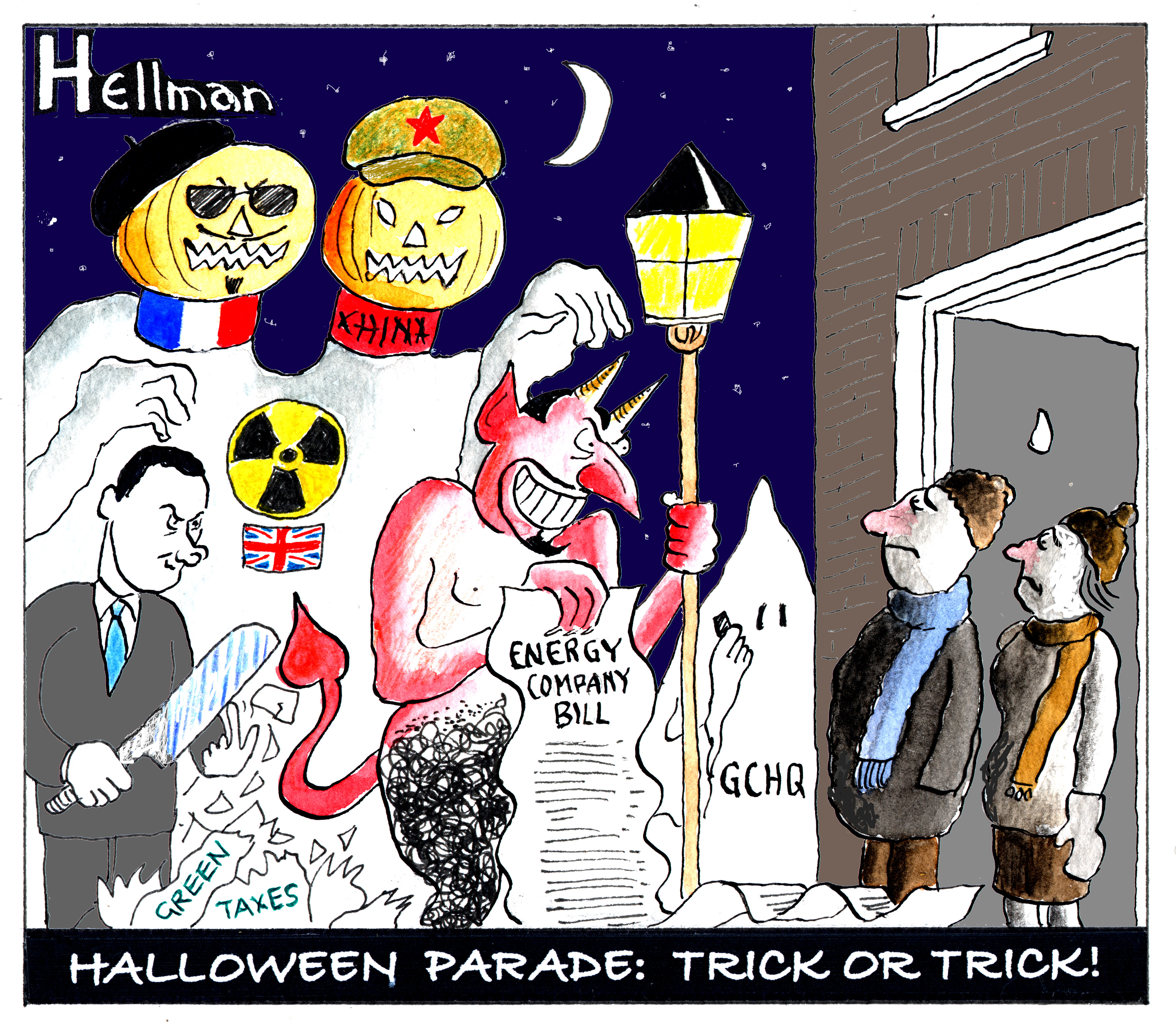 Hellman cartoon