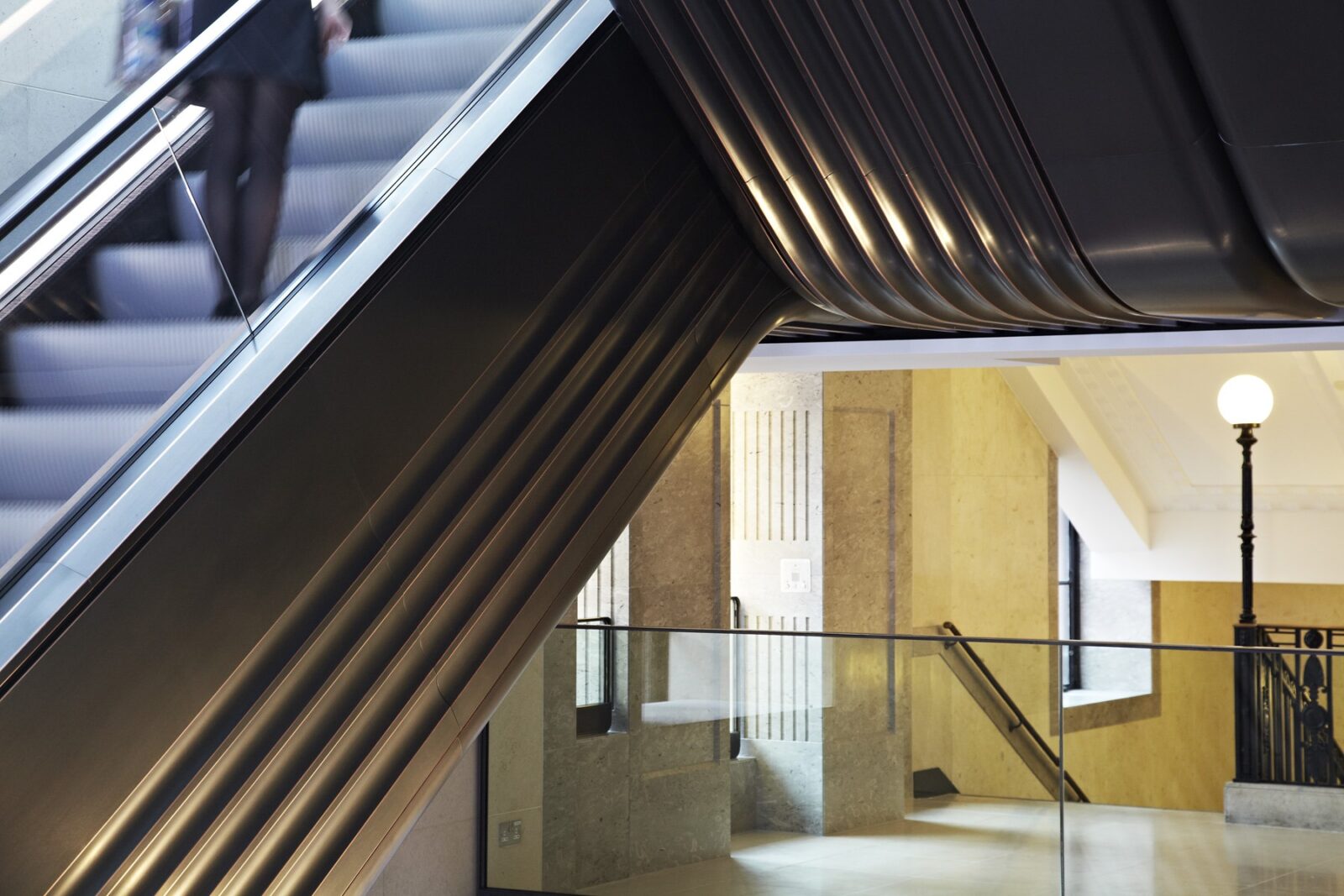 Make reveals bronze-clad Harrods escalators
