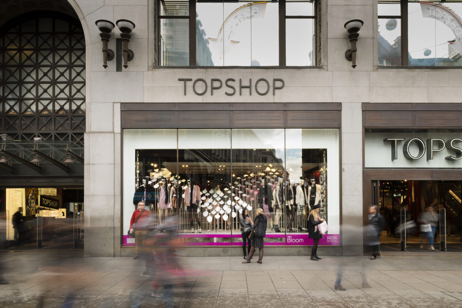 NEON completes Topshop window installation
