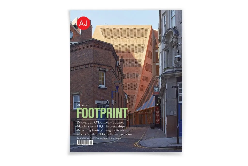 AJ 28.02.14: Footprint – The Architects’ Journal