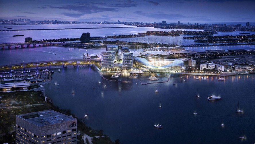 Beckham reveals Arquitectonica-designed Miami stadium