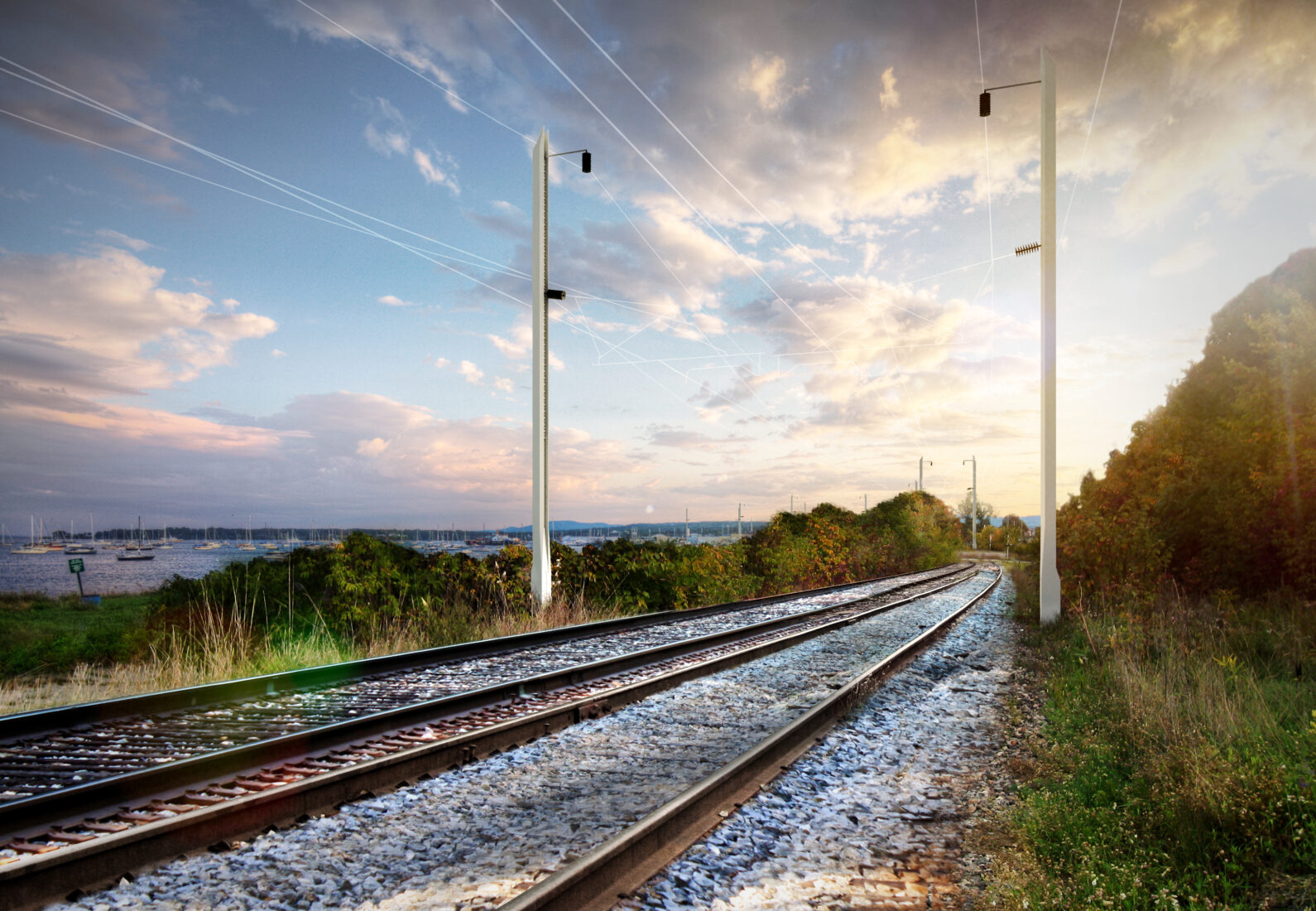 Revealed: 10 shortlisted designs for HS2’s overhead line structures