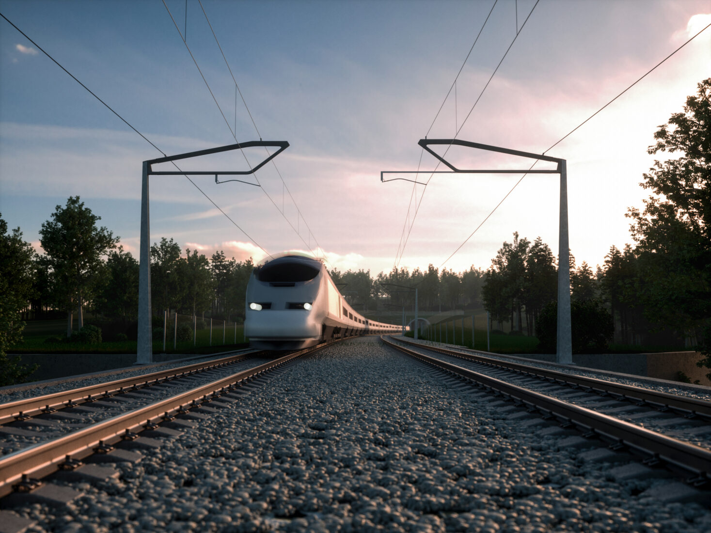 Revealed: 10 shortlisted designs for HS2’s overhead line structures