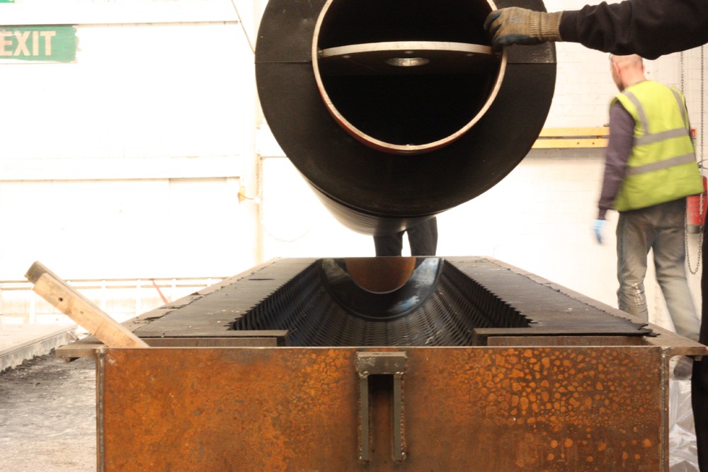 Watch the casting of Chipperfield's King's Cross columns