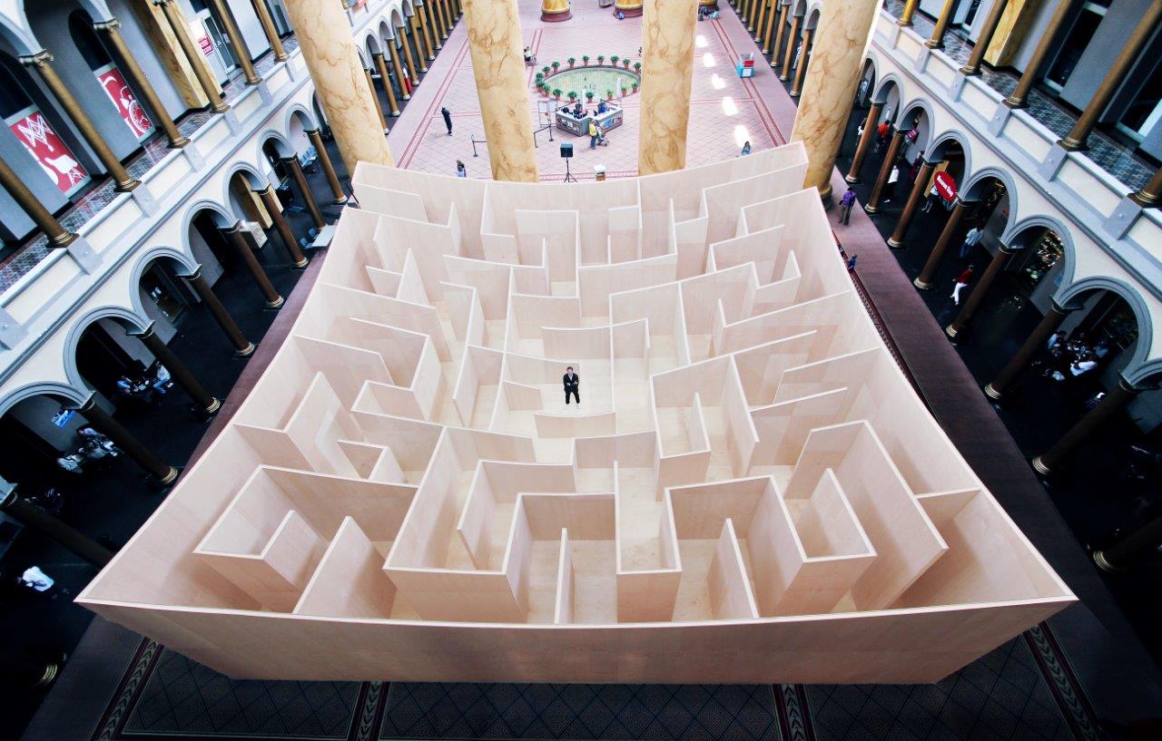 BIG completes maze at America’s National Building Museum
