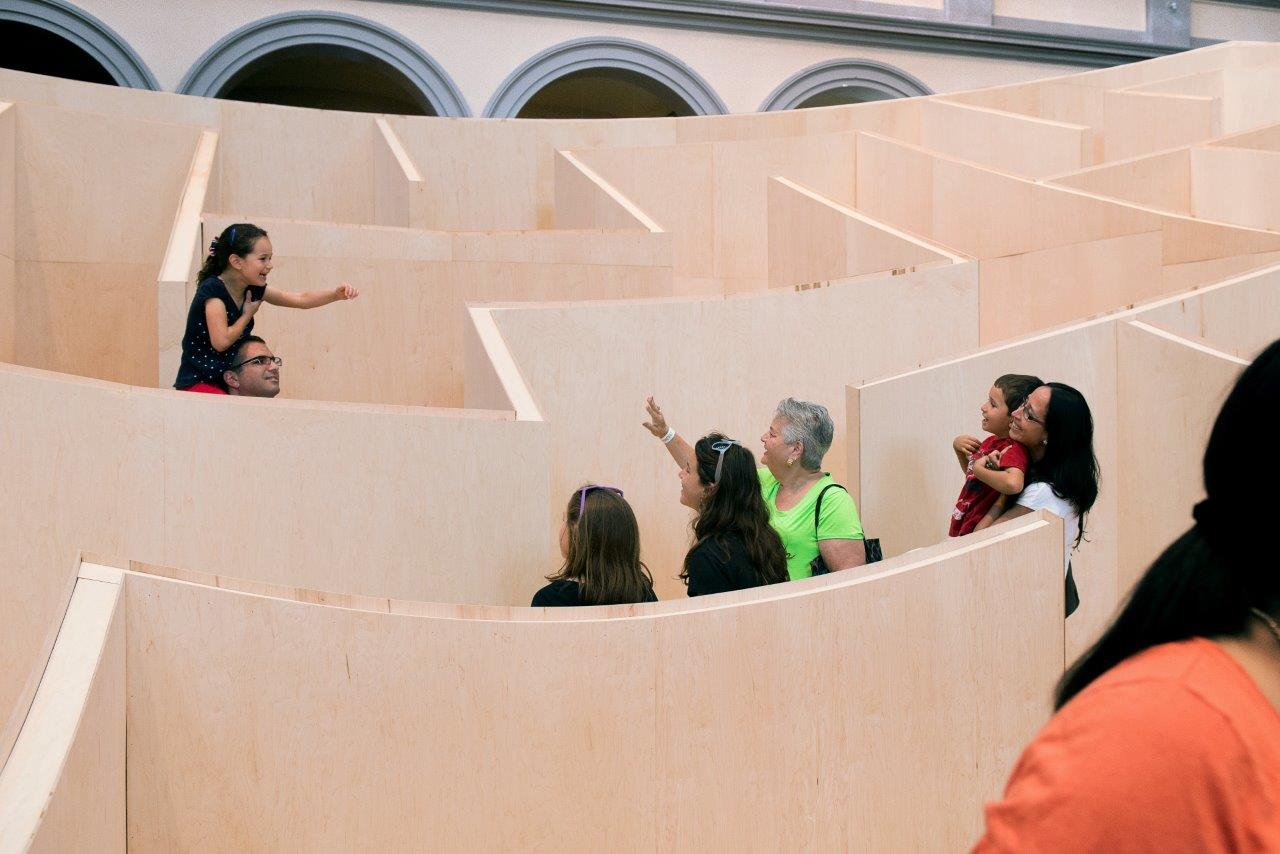 BIG completes maze at America’s National Building Museum