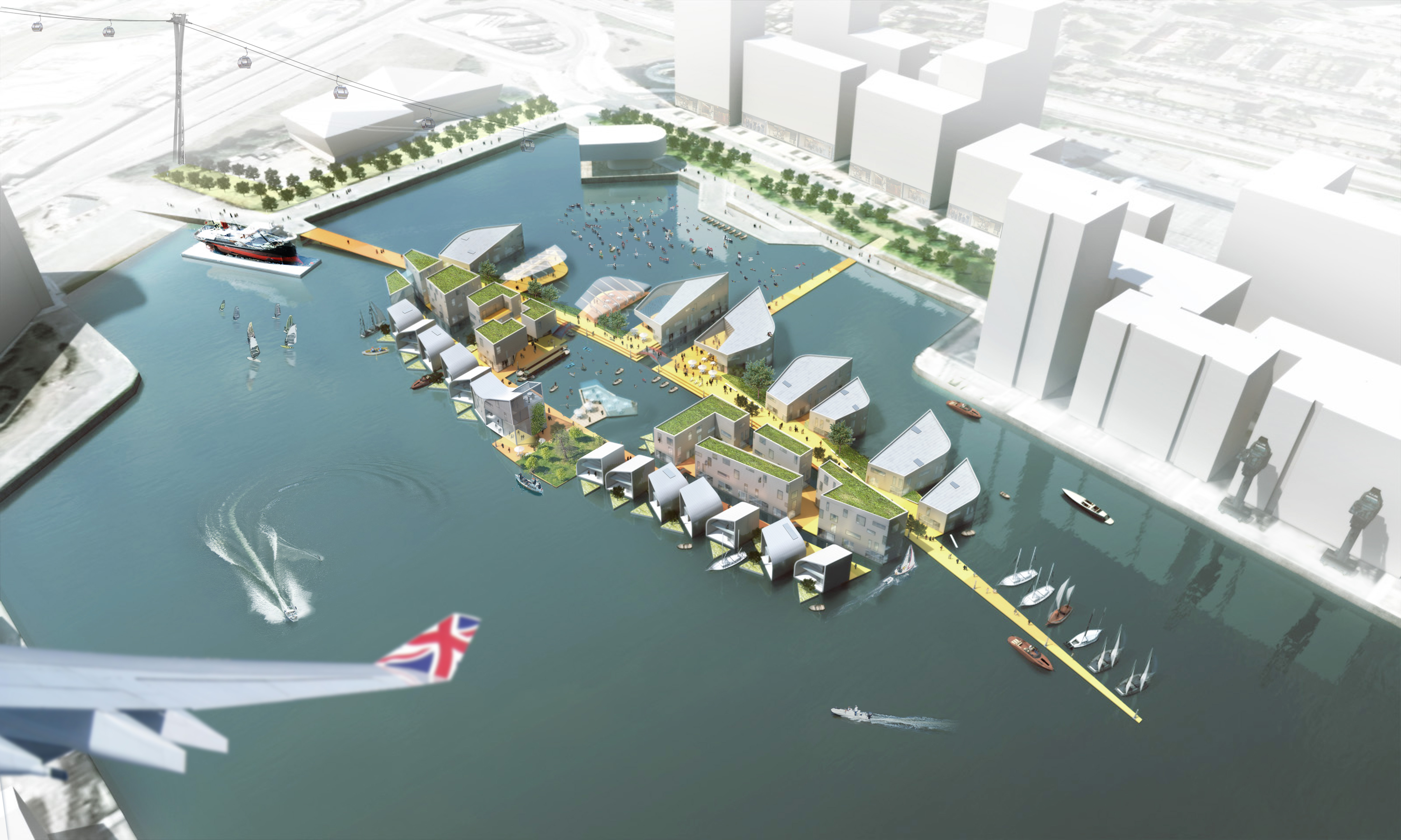 dRMM wins Royal Docks ‘floating village’