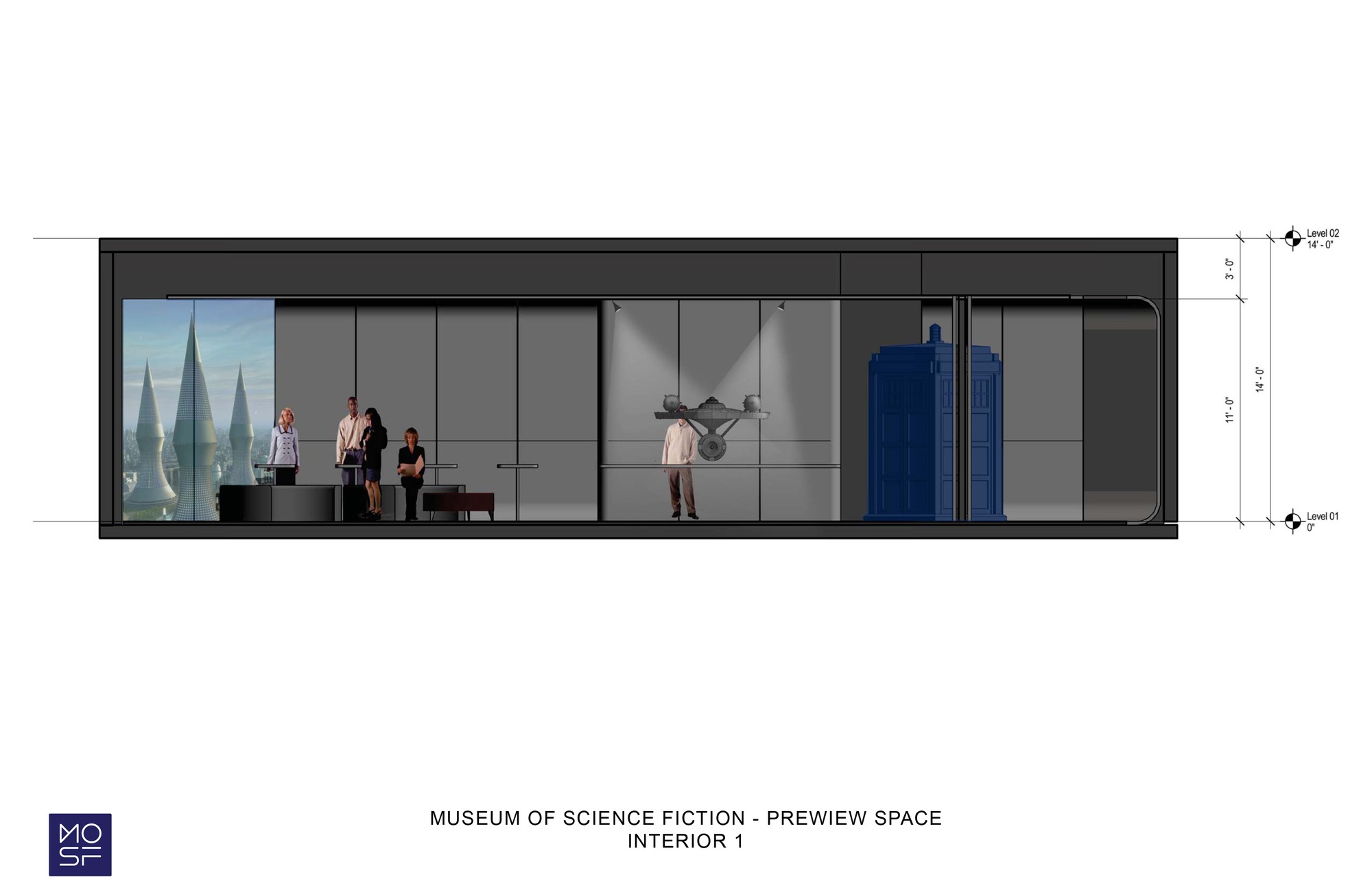 Contest launched for Museum of Science Fiction interior