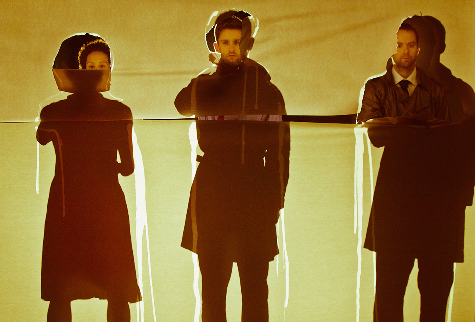 Dance troupe creates paper maze to explore space and surveillance