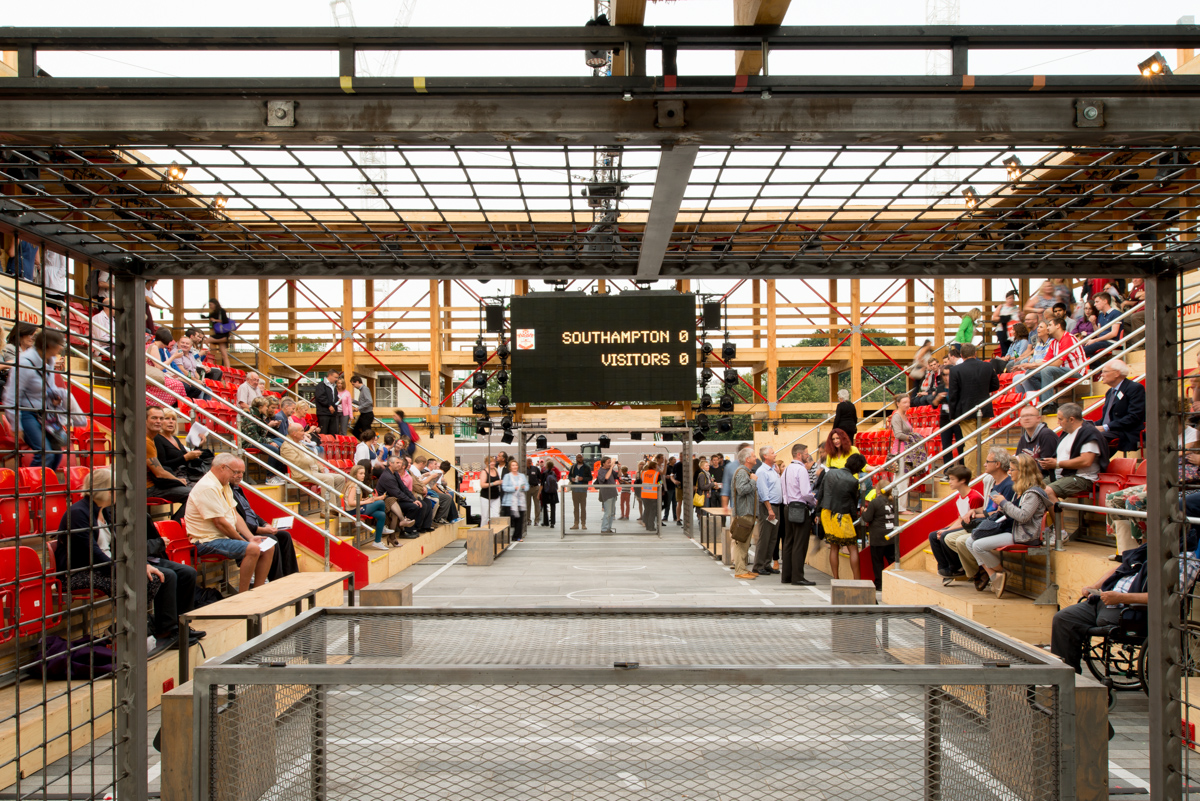 Assemble reveals pop-up timber theatre