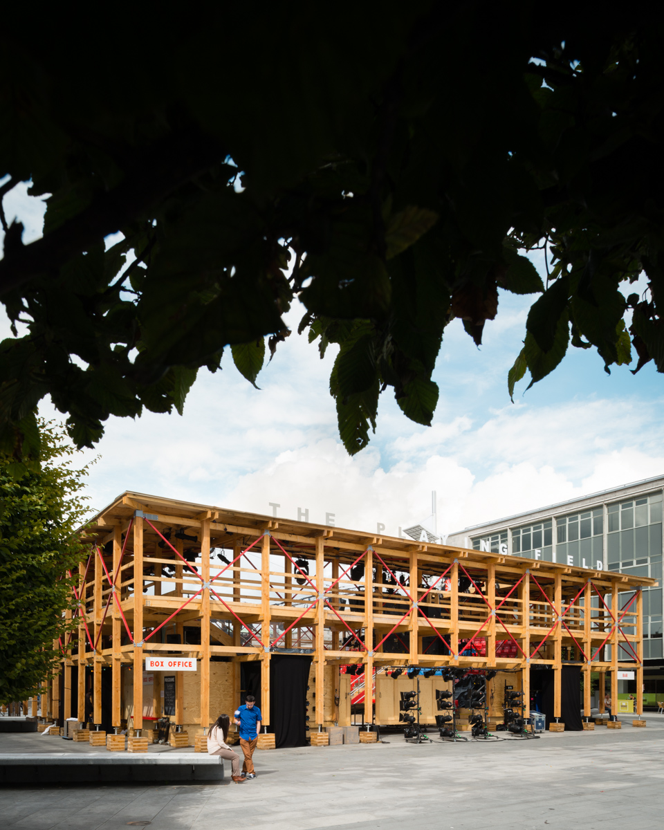 Assemble reveals pop-up timber theatre