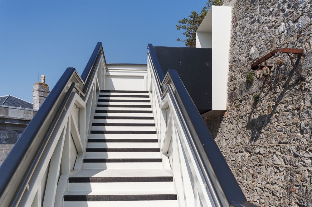 Royal William Yard Staircase by Gillespie Yunnie Architects