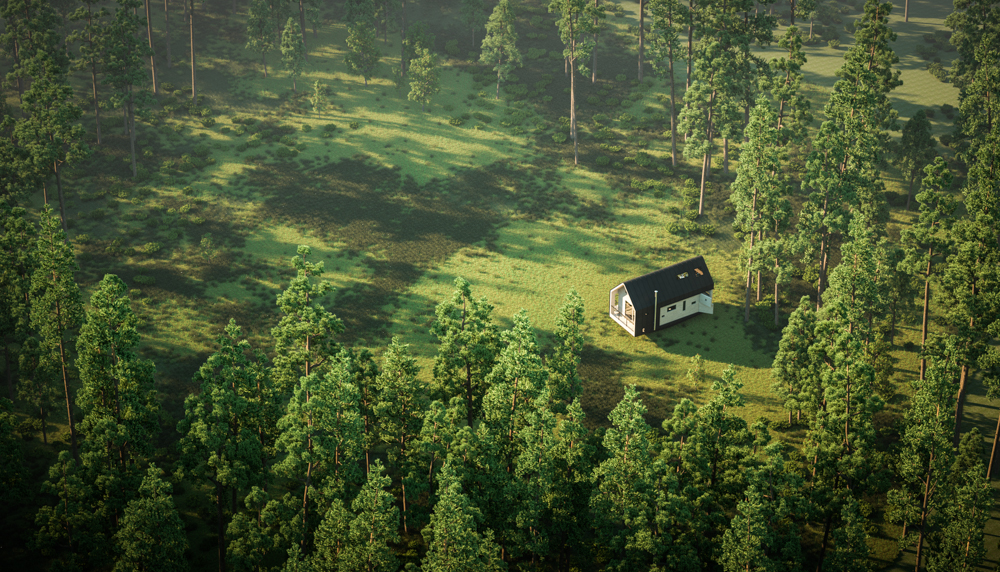 Moxon Architects reveals contest-winning wild cabins