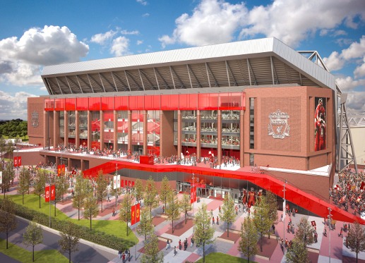 Liverpool FC unveils Anfield Stadium expansion plans