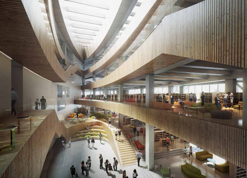 Snøhetta reveals contest-winning Calgary library