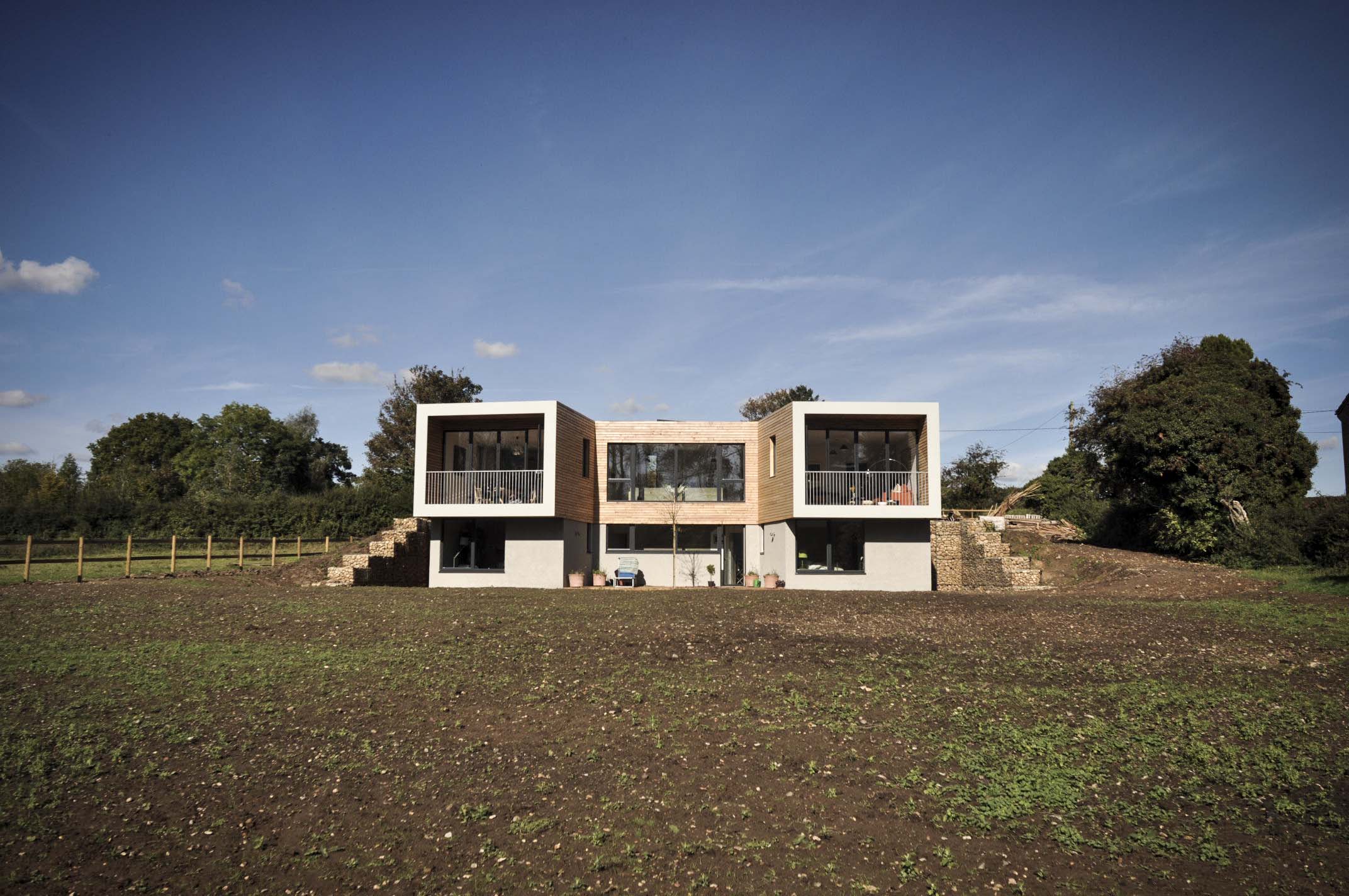 Studio Bark reveals £295k timber-clad zero carbon home