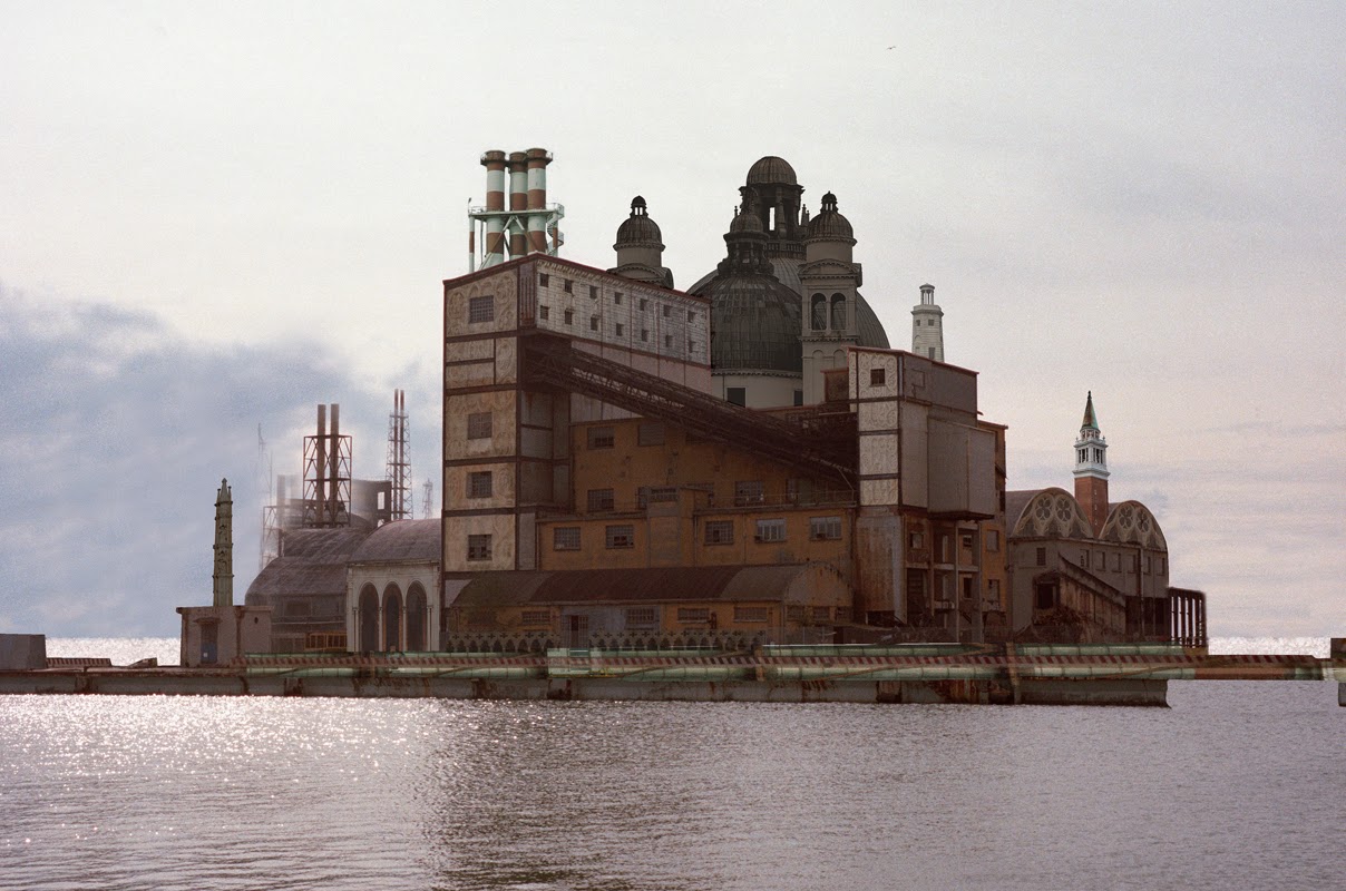 Photomontage exhibition reimagines Venice