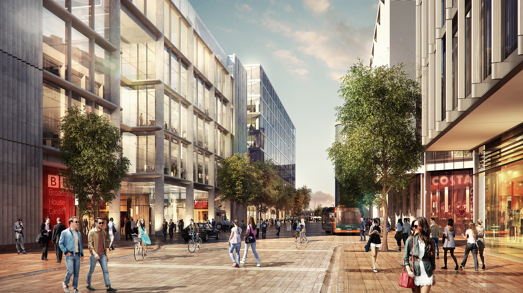 Foster reveals Cardiff masterplan