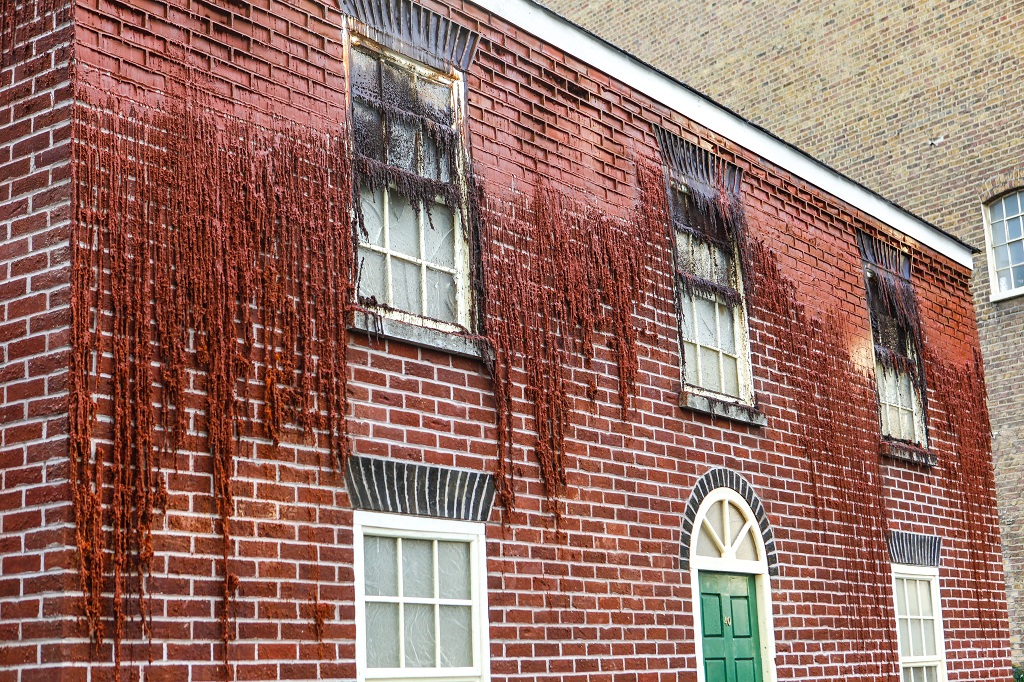 The structural challenges behind artist's 'melting house' installation