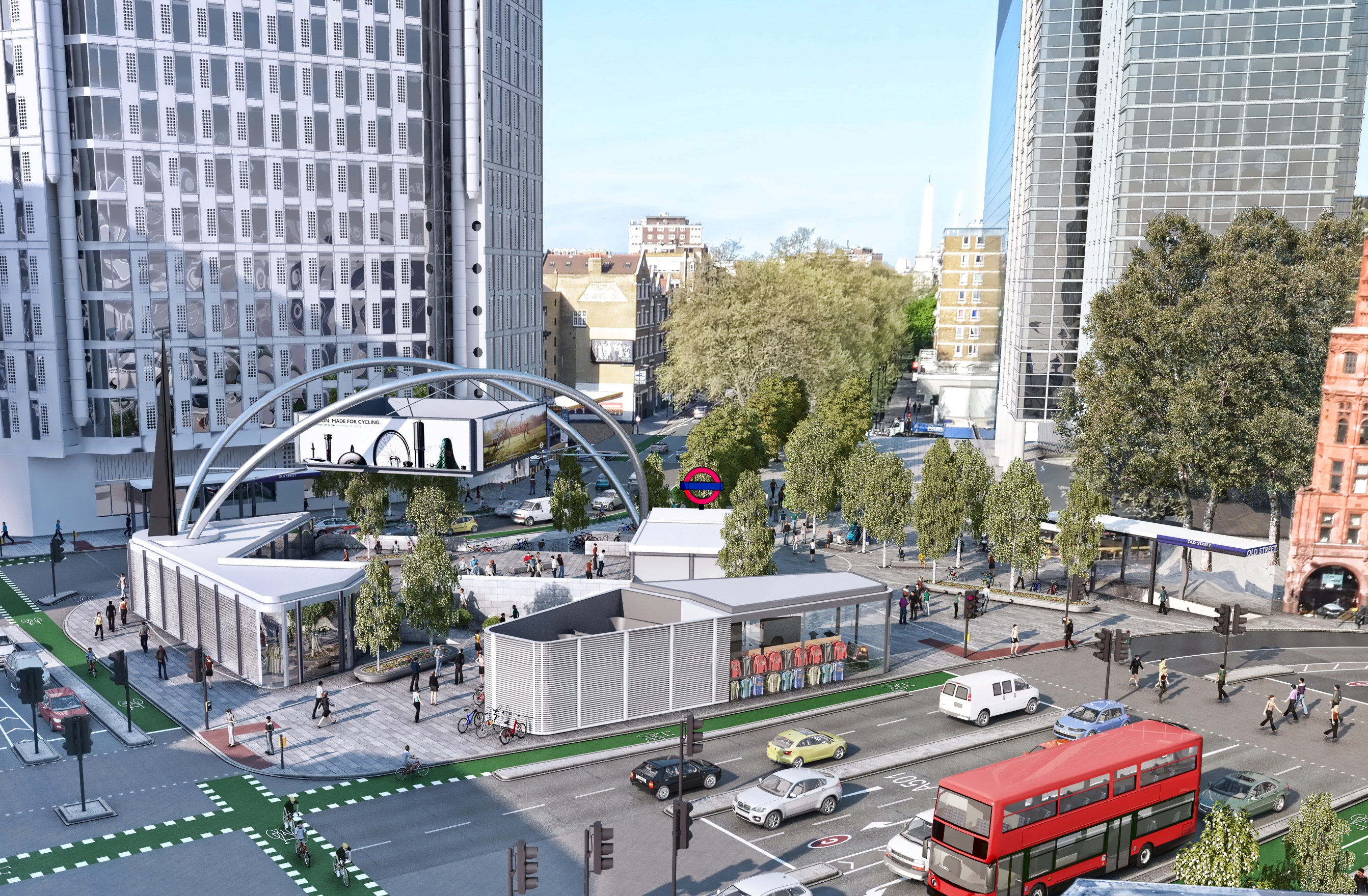 TfL launches plans to redesign Old Street roundabout