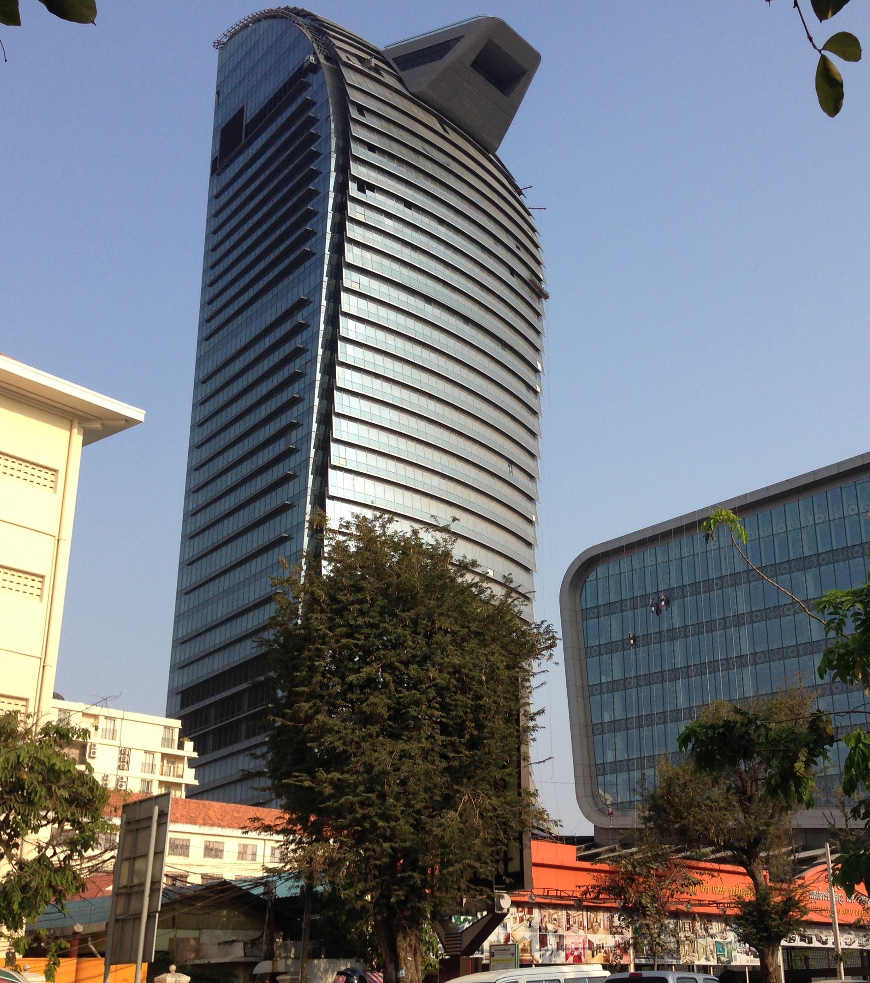 Farrell completes Cambodia’s tallest tower