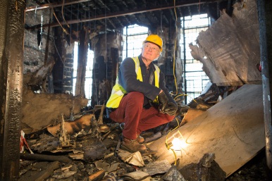 Archaeologists begin to sift through Mac Library ruins