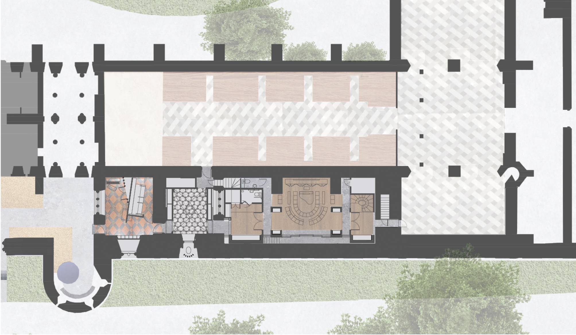 Caroe wins New College chapel yard contest
