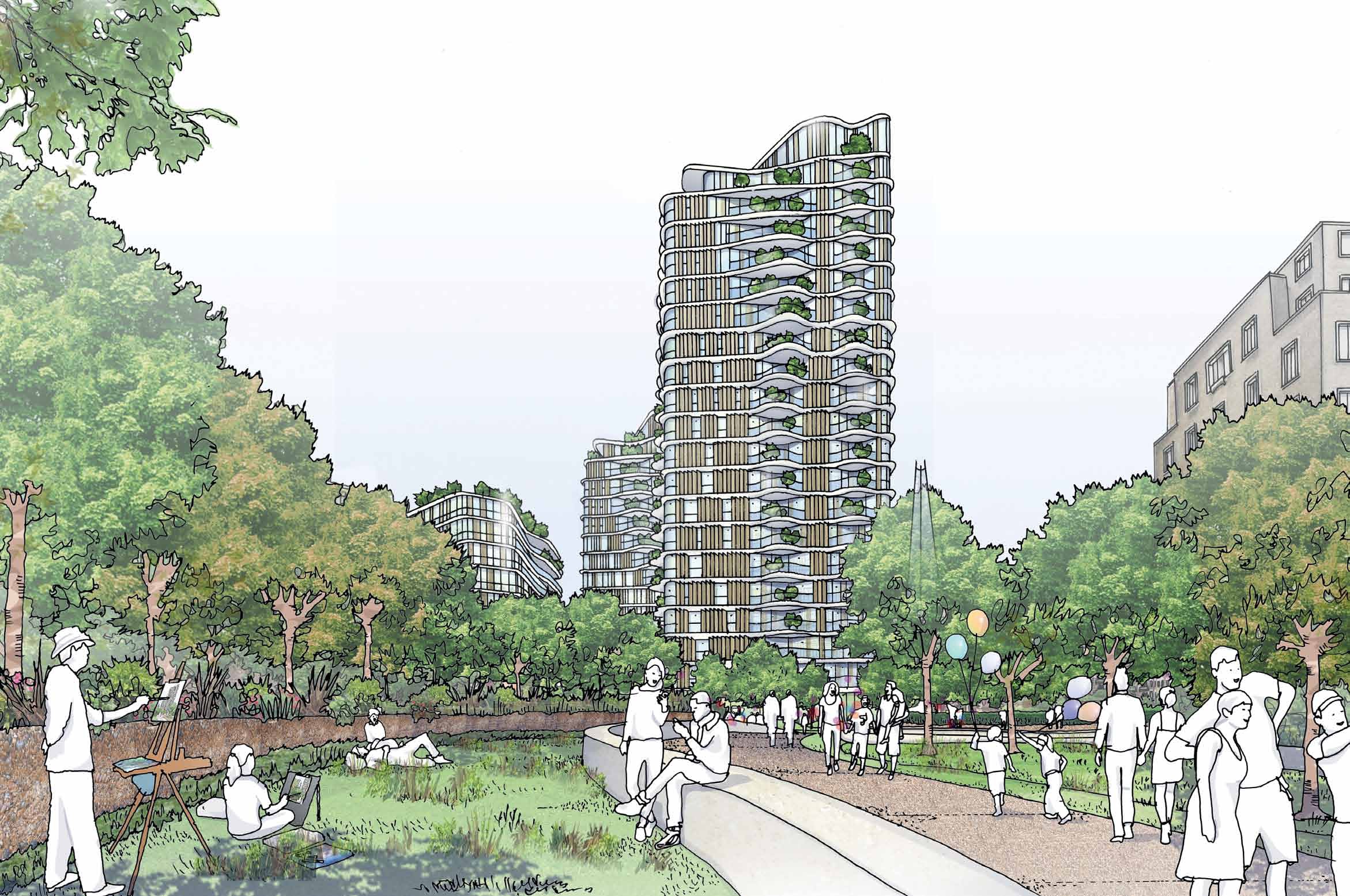 Squire and Partners reveals plans for scheme behind Tate Modern