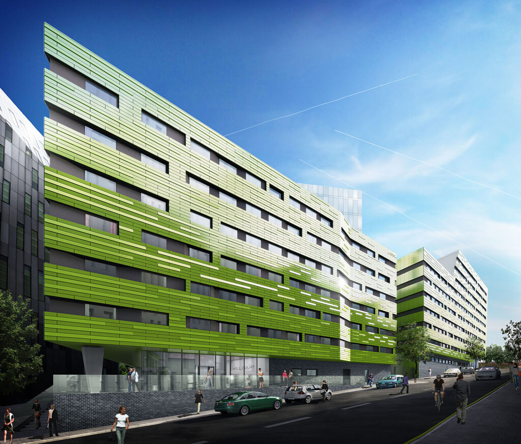 Ian Simpson’s £21m Newcastle student housing starts on site