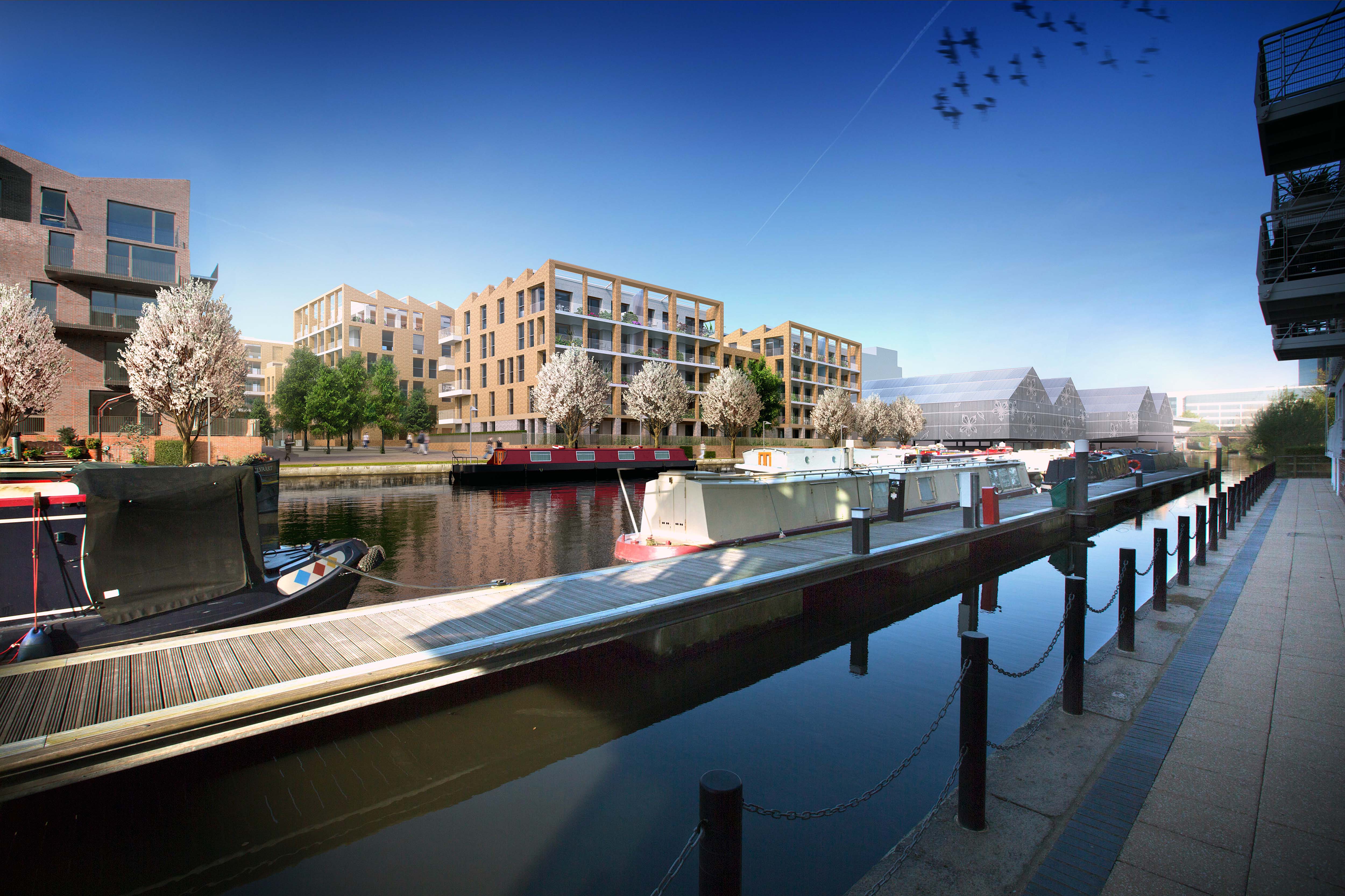 Mae's Brentford Lock West scheme wins full planning