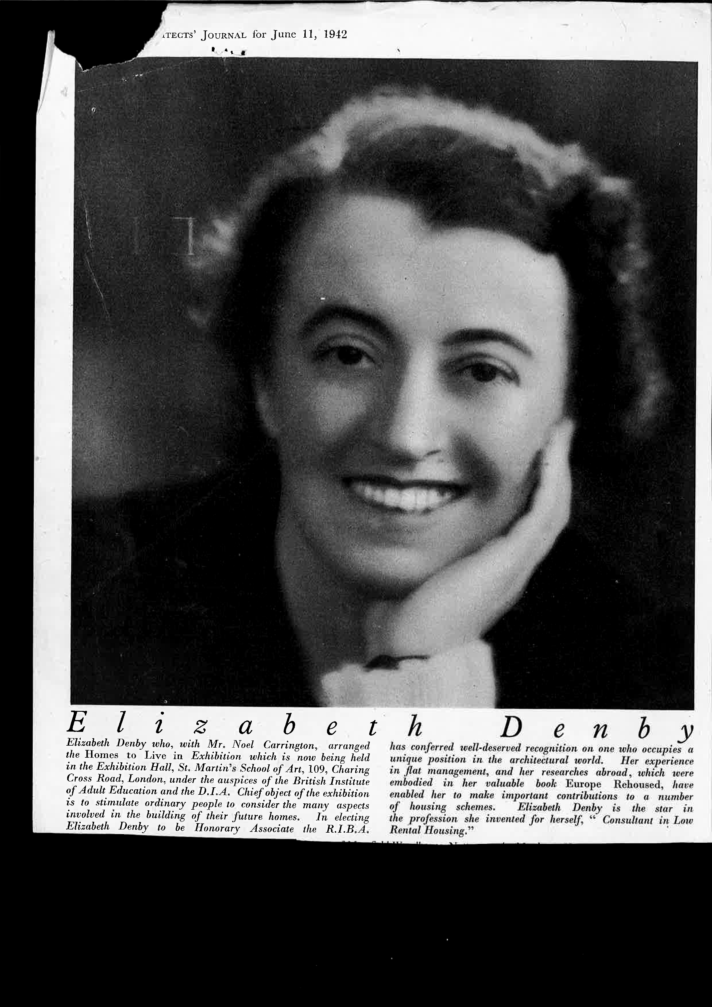 Role models: Elizabeth Denby and Marjory Allen