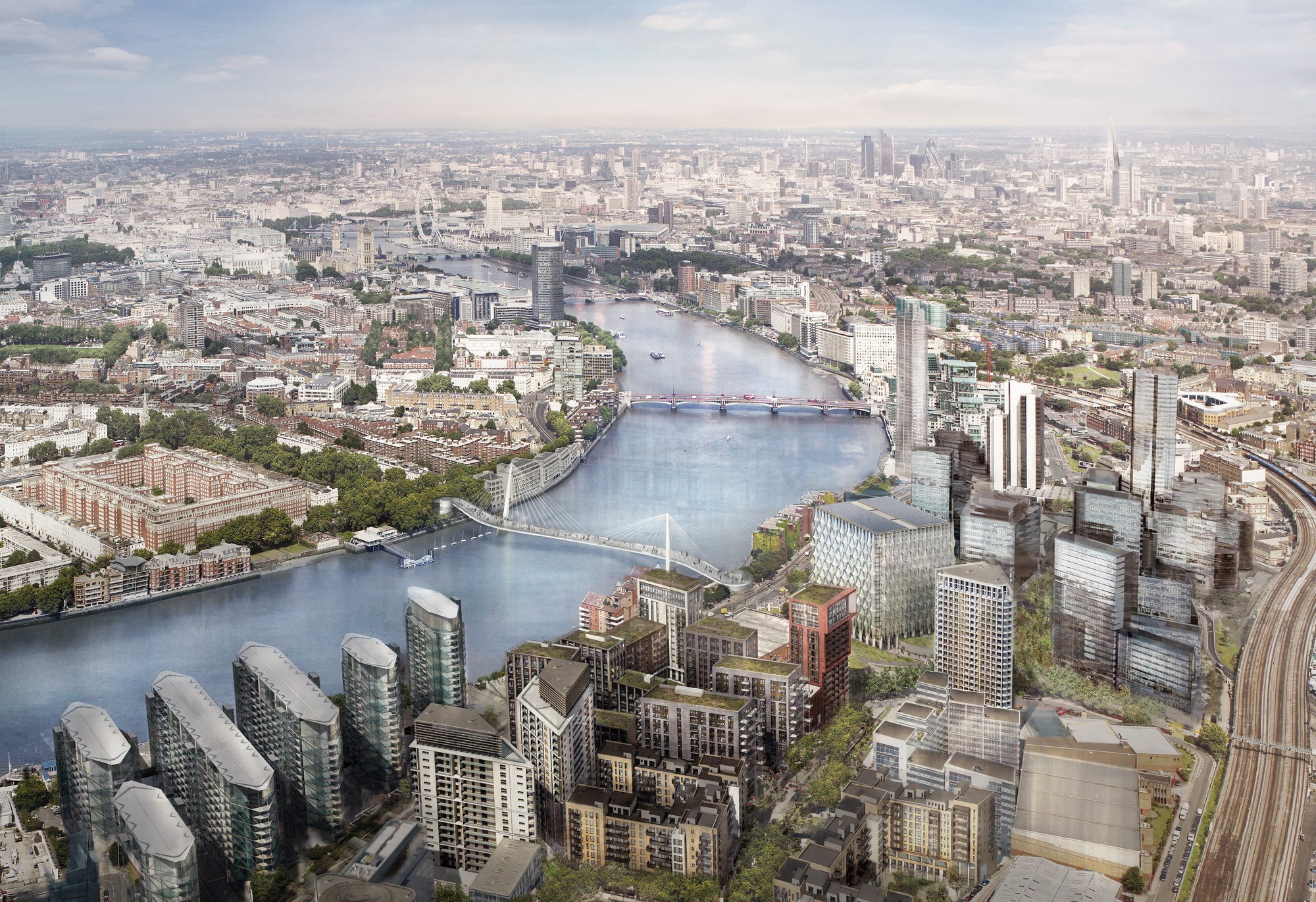 Revealed: all 74 schemes vying for new Nine Elms bridge
