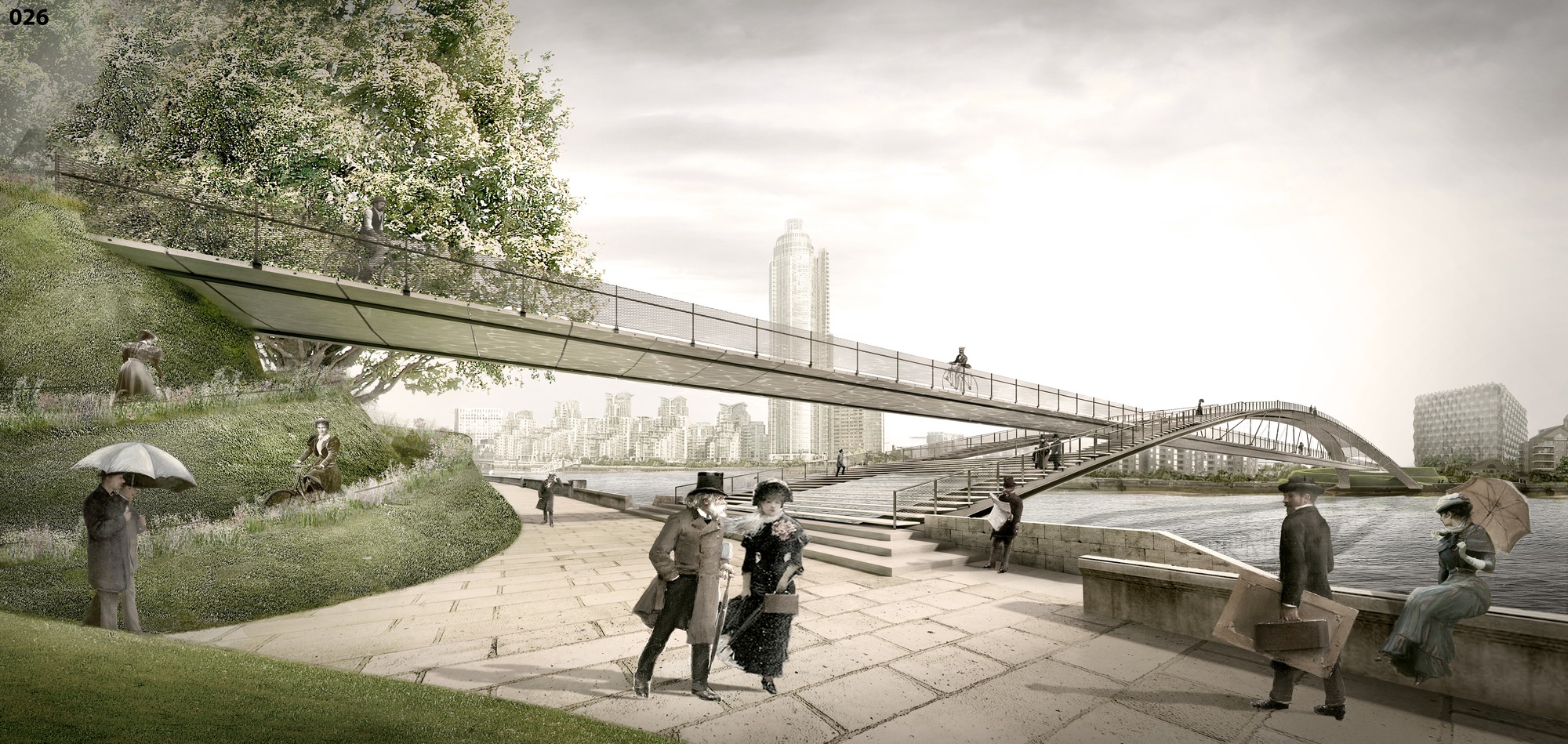Revealed: all 74 schemes vying for new Nine Elms bridge
